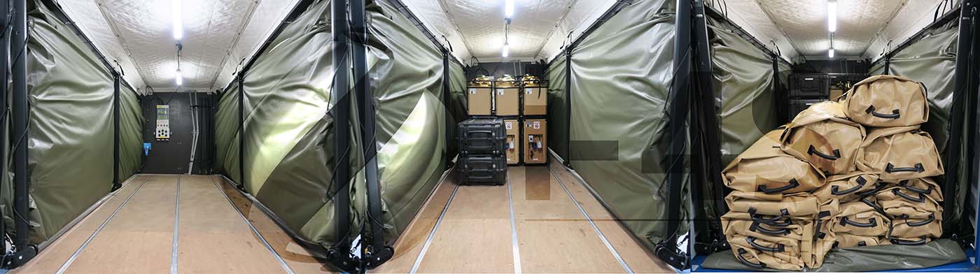 Conteneur militaire déployable CMT20 - I-4S - Innovation for shelter ...